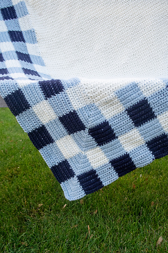 Ravelry: Gingham Edge Blanket pattern by Knitting with Chopsticks