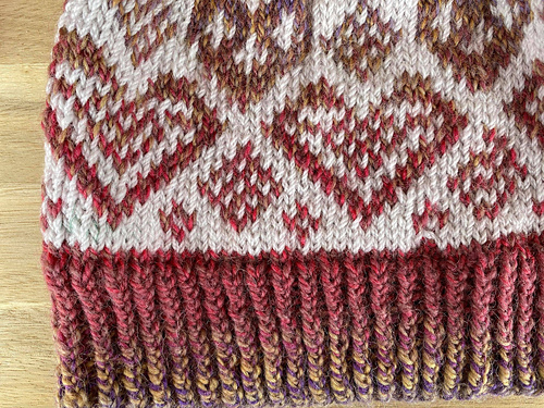 Ravelry: Fair Isle Heart Beanie pattern by Sue Callachor