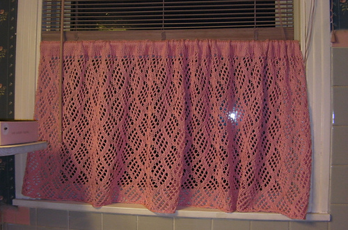 Ravelry: Dappled Lace Café Curtain pattern by Knit Picks Design Team