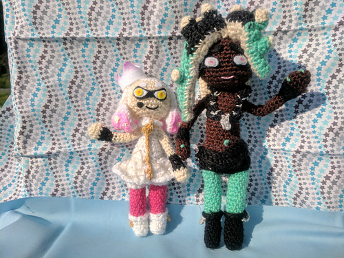 Ravelry: Splatoon 2 Pearl and Marina pattern by BobaGum