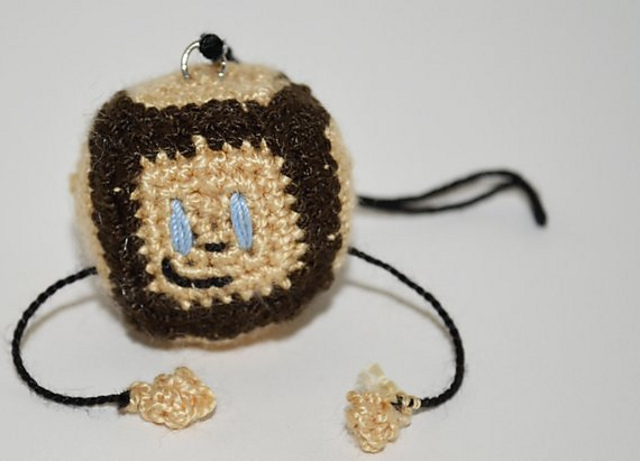 Ravelry: Markiplier Tiny Box Tim Keychain pattern by Geekiegurumi