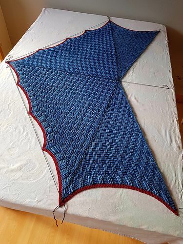 Ravelry: The Princess Batwing Shawl pattern by Kamilla Bonnichsen