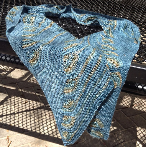 Ravelry: Peacock Shawl pattern by Iris Schreier