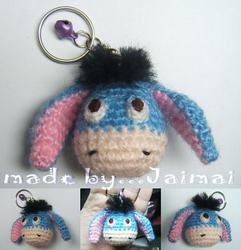 Ravelry: Blue Donkey Keychain pattern by Sayjai Thawornsupacharoen
