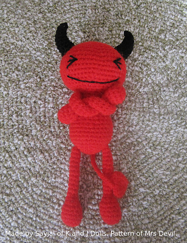 Ravelry: Red Devil pattern by Sayjai Thawornsupacharoen