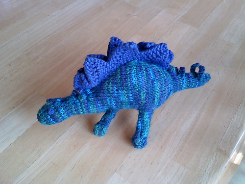 Ravelry: reggie veggie the stegosaurus pattern by Claire Garland