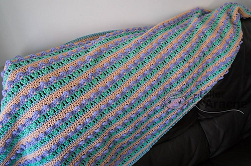 Ravelry: Pastel Spring Afghan pattern by Karol Sofía
