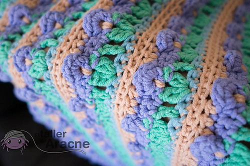 Ravelry: Pastel Spring Afghan pattern by Karol Sofía