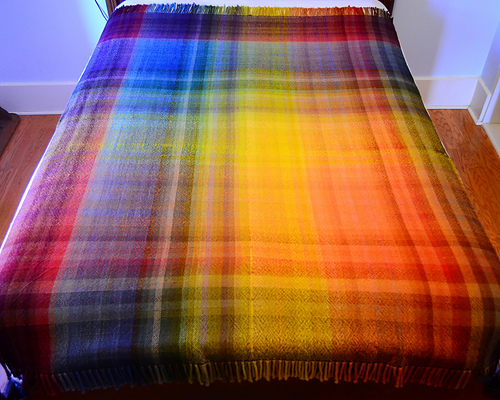 Ravelry: KaraHobbs' Naturally Dyed Rainbow Blanket