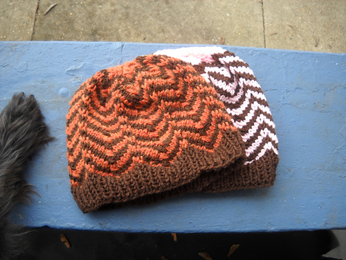 Ravelry: Chevron Stripes Hat pattern by Kara McKinley