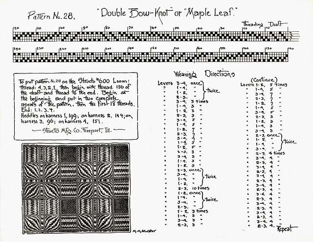 Ravelry: KarenandDolly's ATWATER VINTAGE LOOM DRAFTS