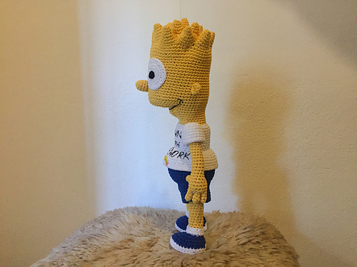 Ravelry: Bart Simpson The Simpsons pattern by Karina Reinoso