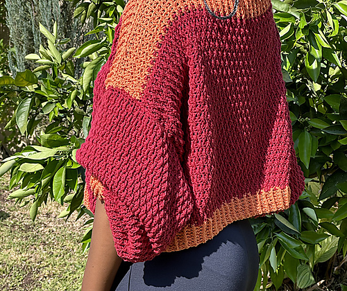 Ravelry: Cropped Alpine Stitch Sweater pattern by Karmen Režek