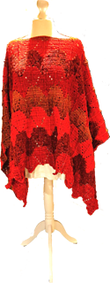 Ravelry: Beechleaf Poncho pattern by Karolin Theres