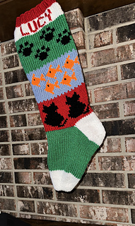 Ravelry: Cat Stocking pattern by Kathleen Horning