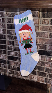 Ravelry: Elf stocking pattern by Kathleen Horning