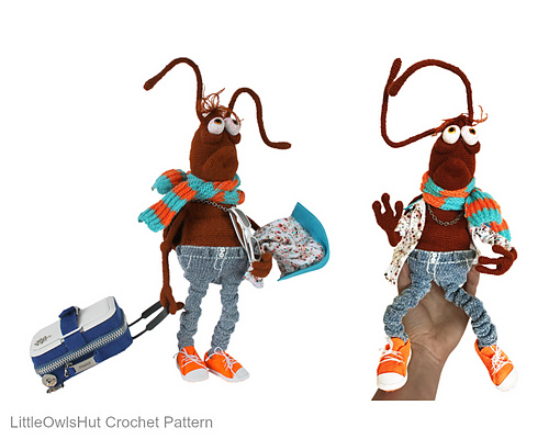 Ravelry: 138 Cockroach bug pattern by LittleOwlsHut