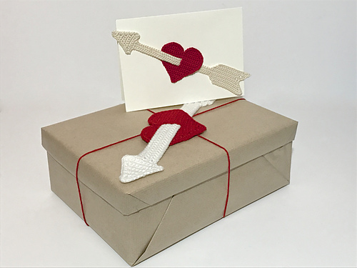 Ravelry: 135 Cupid's arrow and heart bookmark or decor pattern by ...