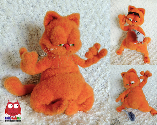 Ravelry: 214 Orange cat Garry pattern by LittleOwlsHut