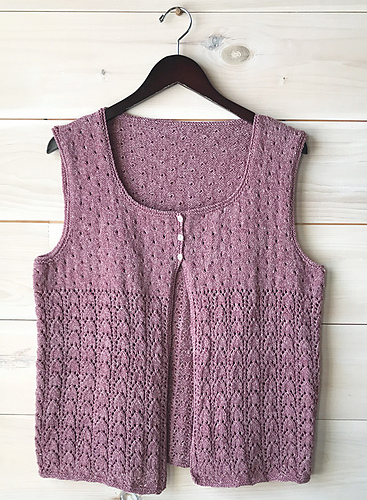 Ravelry: Snowdrop Vest pattern by Cap Sease