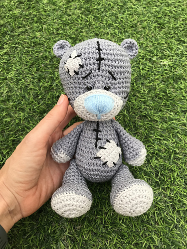 Ravelry Grey Tatty Teddy Bear Pattern By Kate Mara