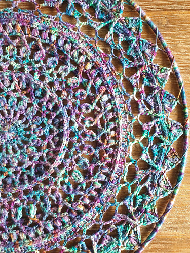 Ravelry: Paua Shell Mandala pattern by Kate Made It
