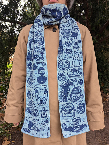 Ravelry: Anime Scarf pattern by Katharina Kuntz