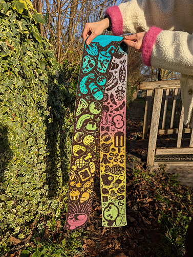 Ravelry: Gourmet Food Scarf pattern by Katharina Kuntz