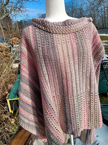 Ravelry: HiLo Poncho pattern by Kathryn Middleton