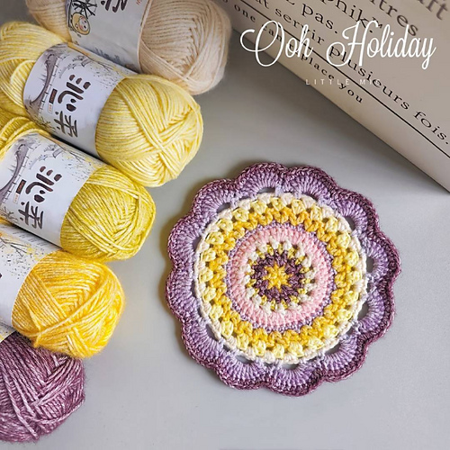Ravelry: Coaster pattern by Kathy Leung