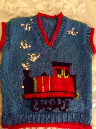 Ravelry: Steam Train sweater pattern by Linda Moorhouse