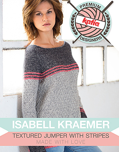 Ravelry: Textured jumper with stripes pattern by Isabell Kraemer