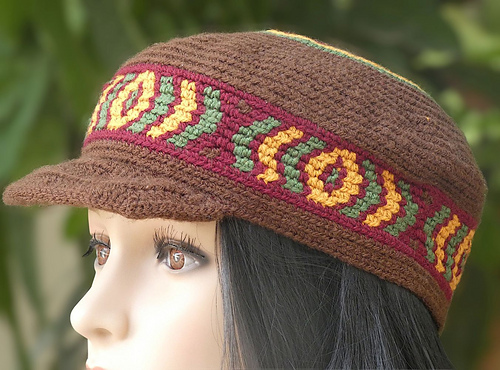 Ravelry: Chevron Hat pattern by Katie McCrochet