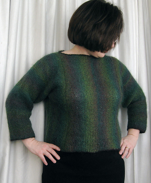 Ravelry: Easy Sweater Worked Sideways pattern by Patons Australia