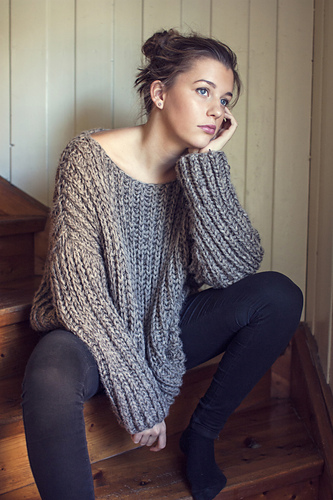 Ravelry: Ribbed Knit Sweater pattern by Katrinine