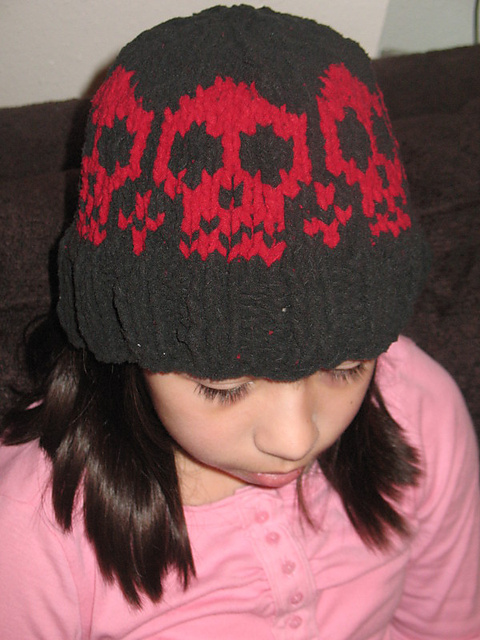 Ravelry: Skull Beanie pattern by PolarKnit