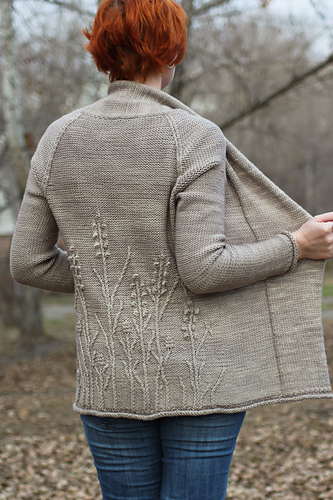 Ravelry: Winter Weeds Cardigan pattern by Katya Gorbacheva