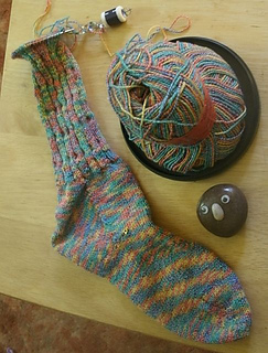 Ravelry: KatzKnitter's Broken Rib Socks