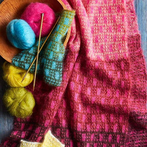 Ravelry: Floating Squares Wrap pattern by Amy Christoffers