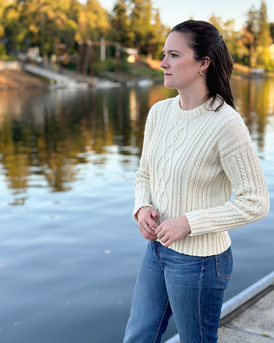 Ravelry: Tryon Creek Pullover pattern by Kay Hopkins