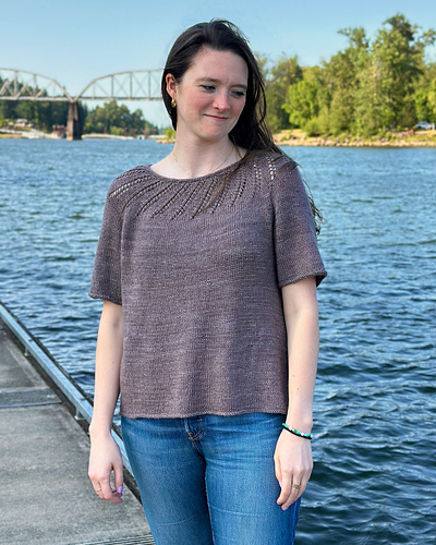 Ravelry: Starburst Tee pattern by Kay Hopkins