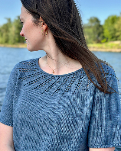 Ravelry: Starburst Tee pattern by Kay Hopkins