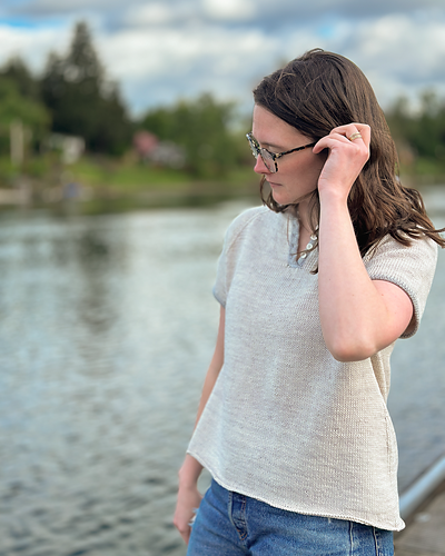 Ravelry: Henley Tee pattern by Kay Hopkins