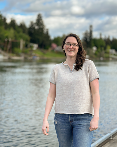 Ravelry: Henley Tee pattern by Kay Hopkins