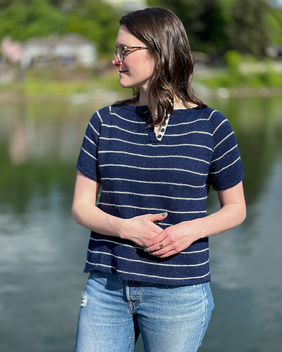 Ravelry: Henley Tee pattern by Kay Hopkins