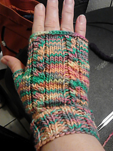 Ravelry: Sweet Tart Wristers pattern by Kaye Baker