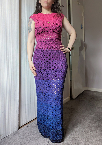Ravelry: Unquestionable Maxi Dress pattern by conceptcreative.store