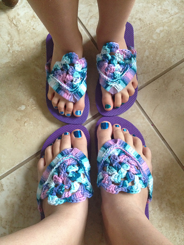 Ravelry: Flip Flop Sandals pattern by Susan Preston