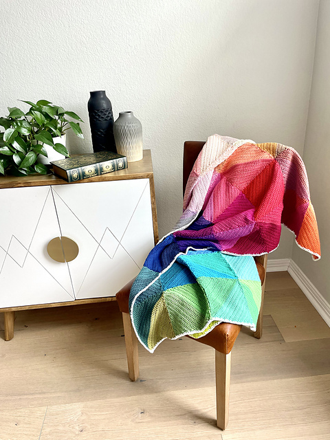 Ravelry: Color Spectrum Blanket pattern by Kelsey Emerson