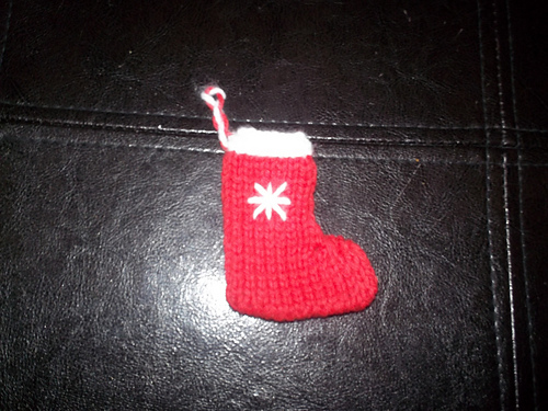 Ravelry: Christmas Stocking Ornaments pattern by Becca Rowland